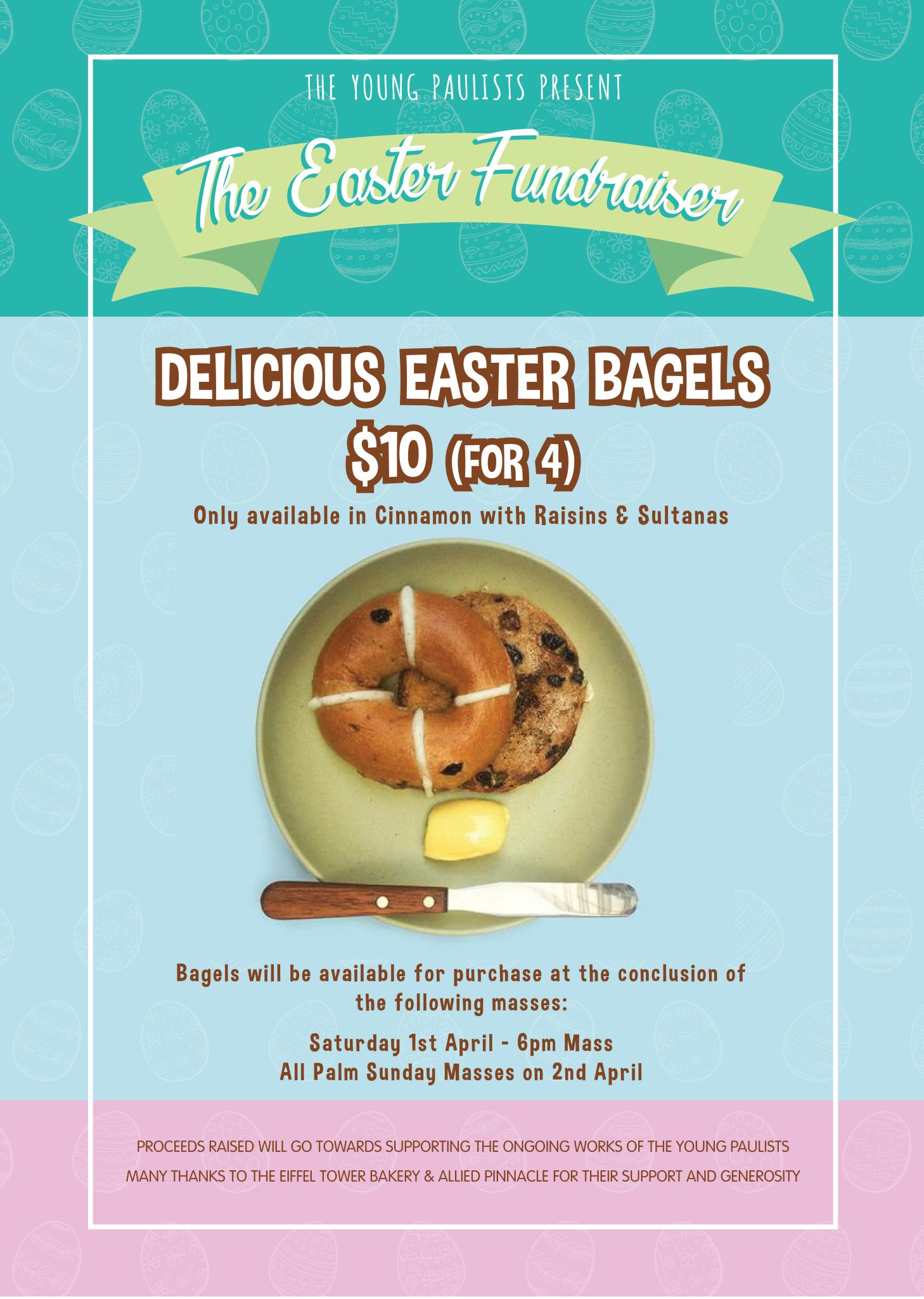 St James Young Paulists Easter Fundraising - Thomas Carr College