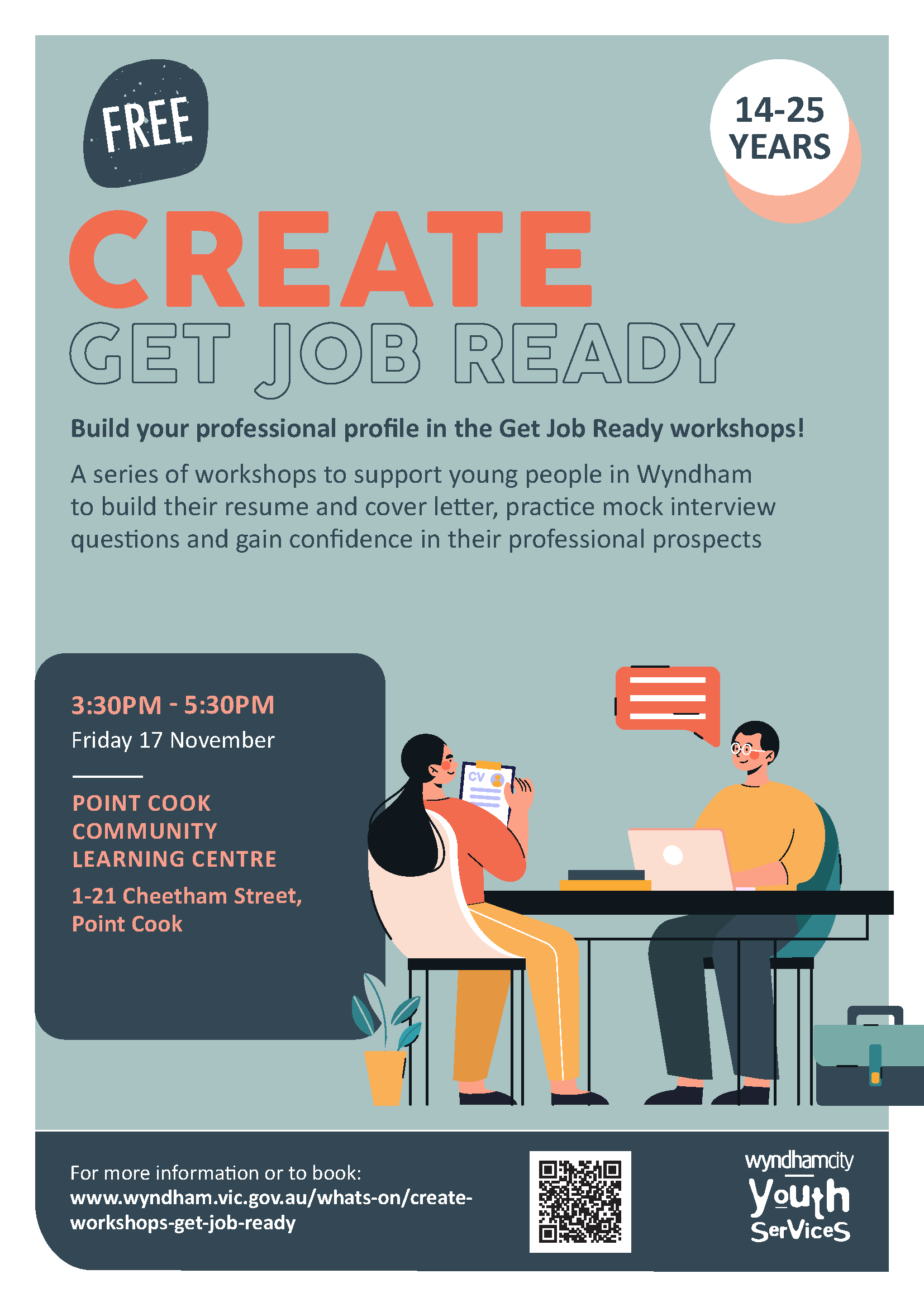 Create Workshop : Get Job Ready - Thomas Carr College