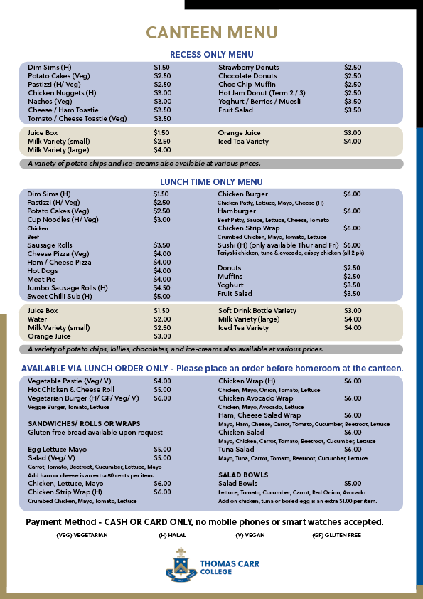 Canteen - Thomas Carr College